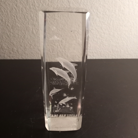 no brand | Art | 3d Laser Cut Dolphins From Cabo San Lucas 2x6 Crystal ...